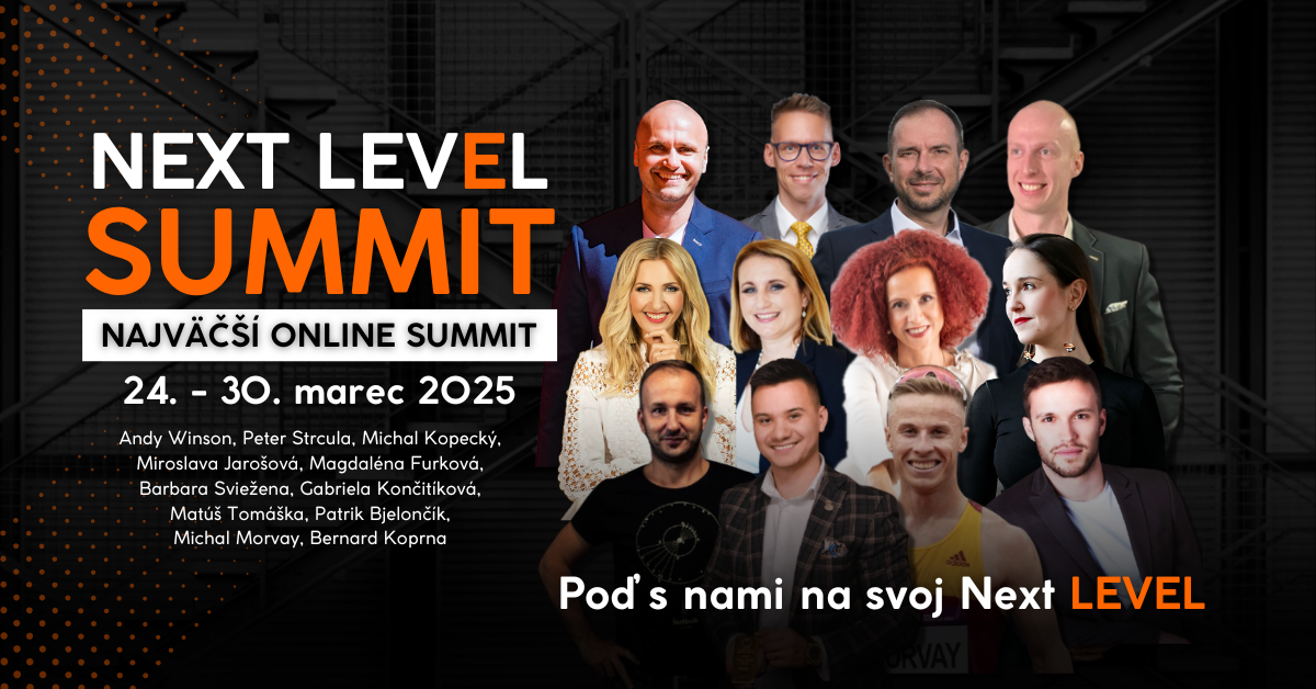 Next LEVEL Summit 2025 – Prekonaj výzvy a dosiahni úspech!